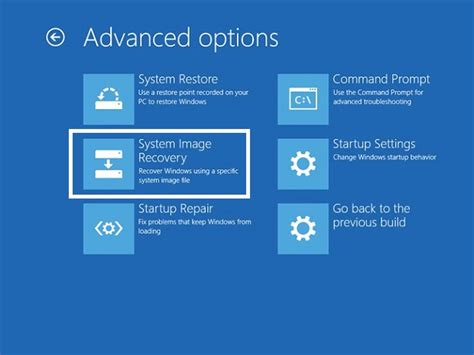 performing image backup in windows 10