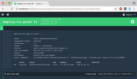 creating a continuous integration pipeline in concourse