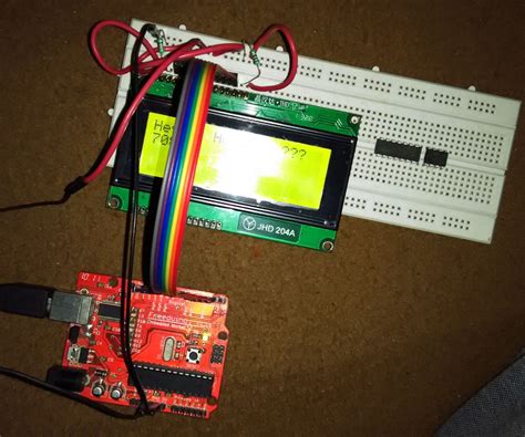 Interfacing 20x4 Lcd With Arduino Trybotics