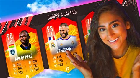 195 Highest Rated Fifa 22 Fut Draft Challenge Youtube