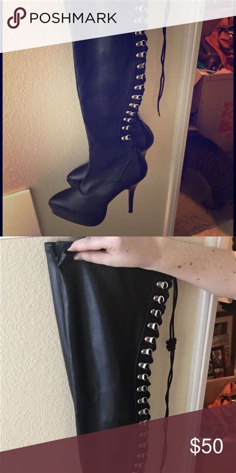 Thigh High Lace Up Boots Boots Lace Up Boots Thigh Highs