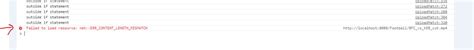 javascript why do i get failed to load resource net err content