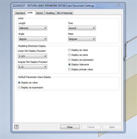 solved tube and pipe dimensions autodesk community