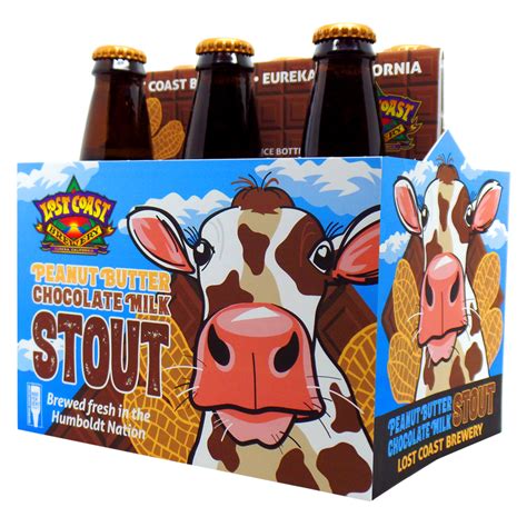 Lost Coast Brewing Peanut Butter Chocolate Milk Stout 6pk 12oz Btl