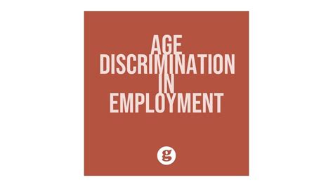 Age Discrimination In Employment Act Of 1967 Youtube