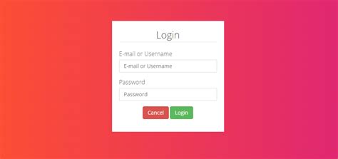 10 contoh desain form login keren dengan bootstrap simfoni senja