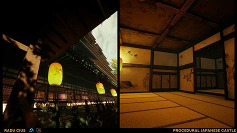game design design art flooring for stairs japanese castle houdini
