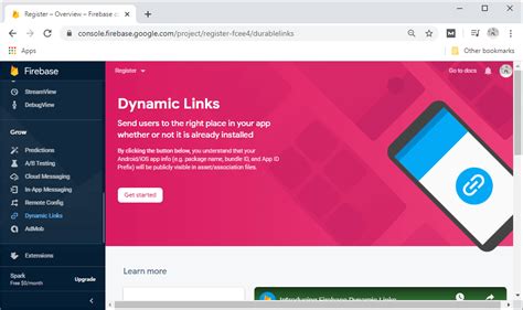 lintégration obligatoire ruelle firebase console api point