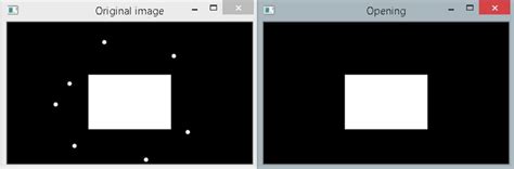 morphological transformations in python using opencv