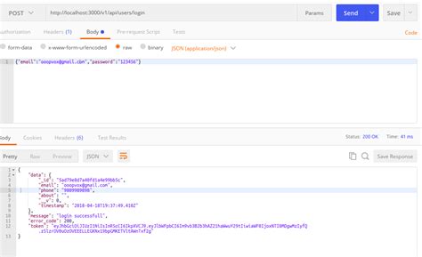 user authentication using json web token in nodejs json world