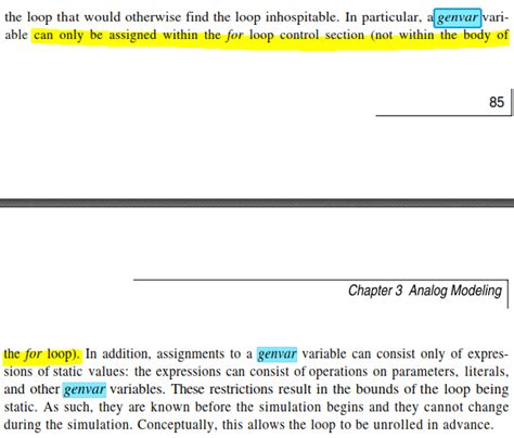 [verilog a ams] using a for loop to instantiate module custom ic