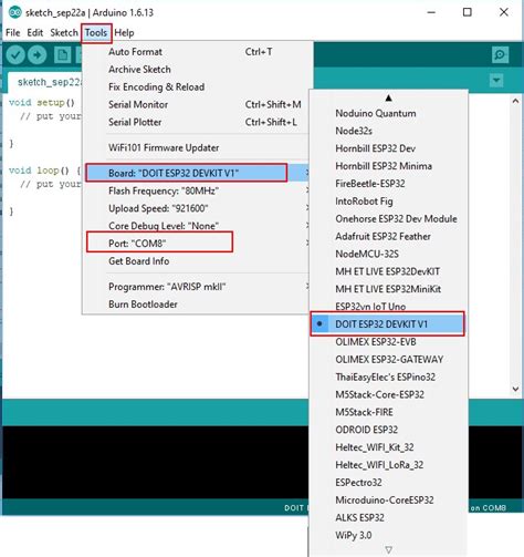 basics project 070h esp32 development board web server with spiffs