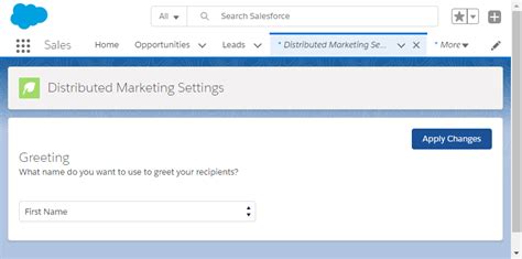 install and configure distributed marketing unit salesforce