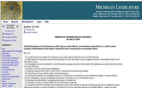 Check Michigan Arrests And Criminal Records Free Search All Mi Counties