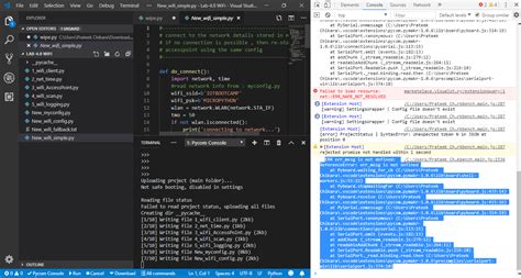 unable to upload files on m5 stack using vs code possibly