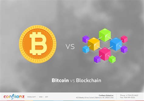 bitcoin vs blockchain difference between blockchain and bitcoin