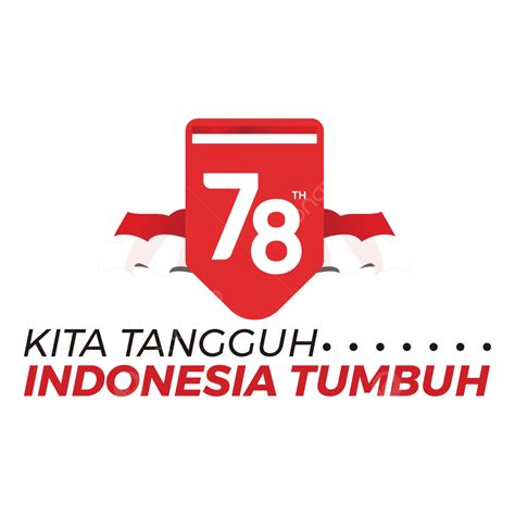 Official Logo Of Hut Ri 78 Year 17 August 1945 Hd Vector Indonesia