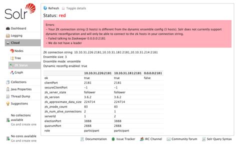 docker solr cloud solr 8 7 0 failed to talking to external