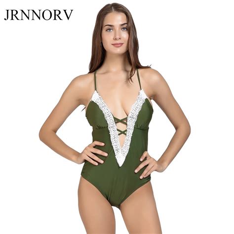 Jrnnorv One Piece Swimsuit 2018 Sexy Swimwear Women Bathing Suit Swim