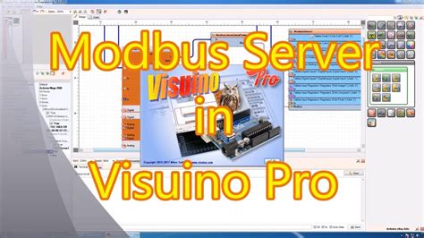 introduction to visuino pro modbus server slave rtu