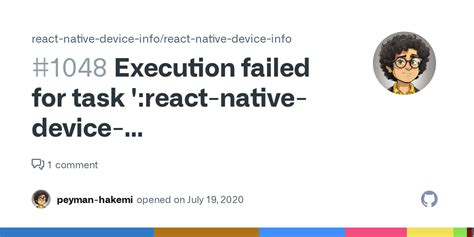 execution failed for task react native device info