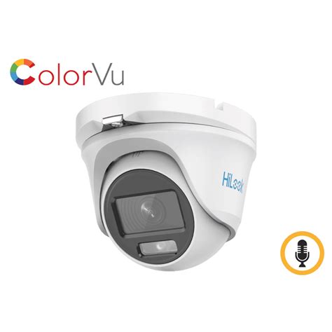Hilook Thc T159 Ms 5mp Tvi Colorvu Mini Turret With Audio 2 8mm