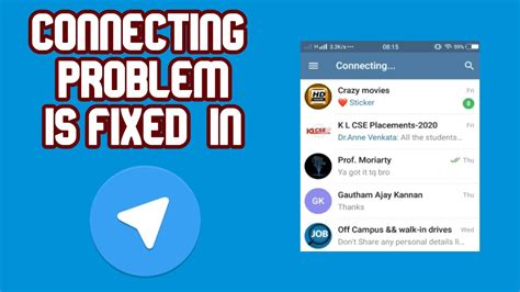 how to solve the connecting problem in telegram 2020 problem fixed in