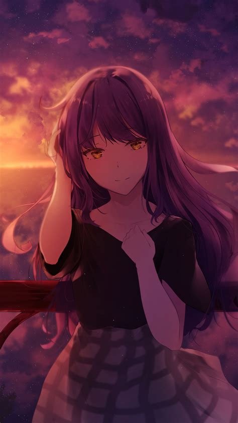 2160x3840 Mocca Sunset Anime Girl 4k Sony Xperia X Xz Z5 Premium Hd 4k