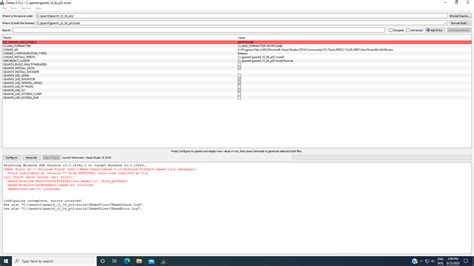 error while configuring qt using cmake getting started