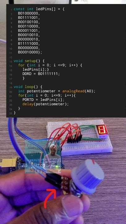 7 Segment Display With Arduino Electrician Electronics Engineering