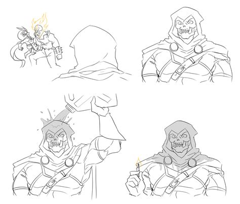 Matsu Sensei Ghost Rider Taskmaster Viewtiful Joe Character