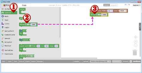graphical programming kit for learn coding with arduino ide7 active