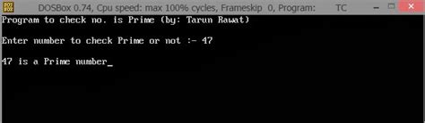 c programming check given number is prime or not
