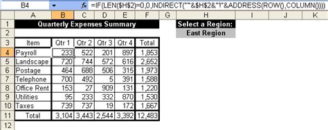 tom s tutorials for excel viewing all worksheets with one indirect