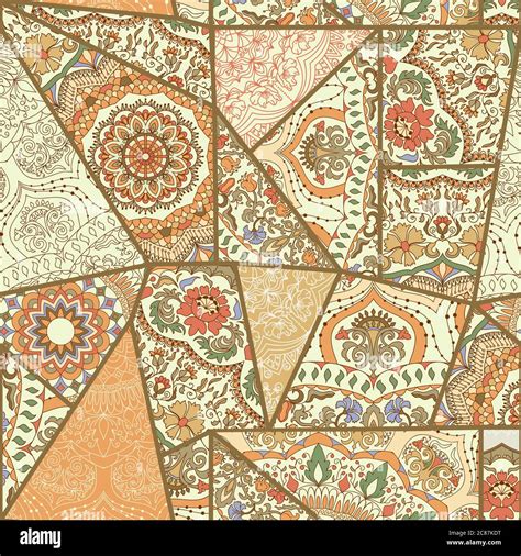 Patchwork Pattern Stock Vector Images Alamy