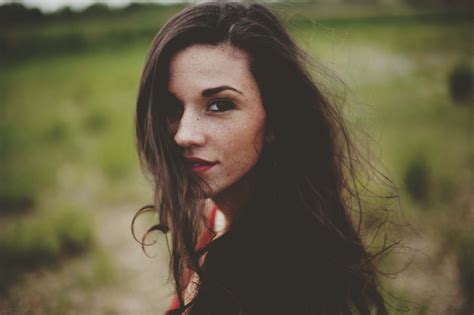 Wallpaper Face Sunlight Women Outdoors Depth Of Field Long Hair