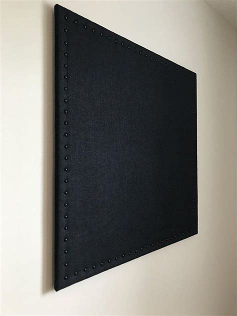 Extra Large 36 X 36 Black Linen Cork Board Black Linen Bulletin Board