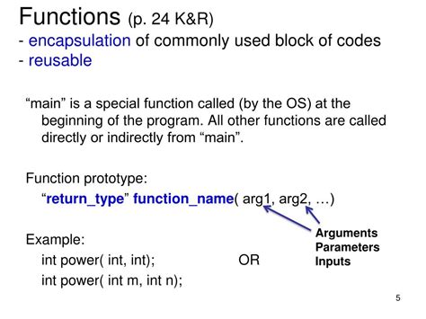 ppt lecture 5 functions variable scope and pointers structured