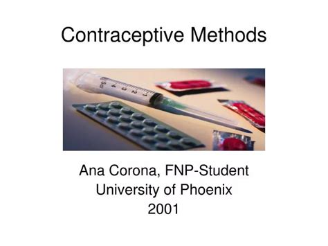 Ppt Contraceptive Methods Powerpoint Presentation Free Download Id