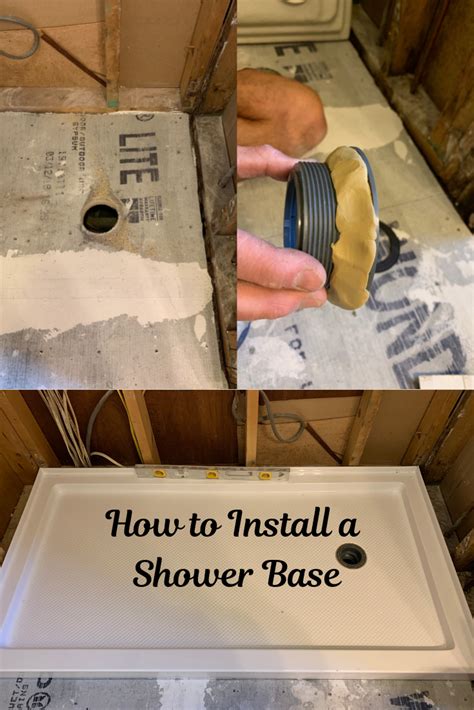 How To Install A Shower Base Shower Ideas