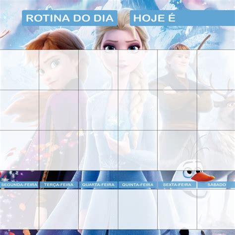 Quadro Rotina Diária Infantil Imantado Elo7 Produtos Especiais