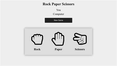 rock paper scissors javascript