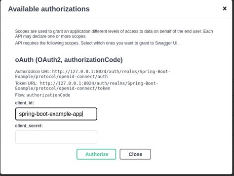keycloak with spring boot 3 how to authorize requests in swagger ui