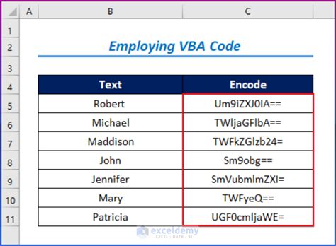 How To Encode Data In Excel With Easy Steps Exceldemy