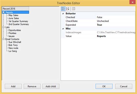 quick start treeview for winforms componentone