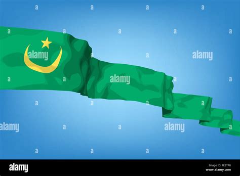 National Flag Of Mauritania Stock Vector Image And Art Alamy
