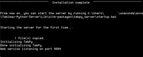 python integration with tableau and running python scripts