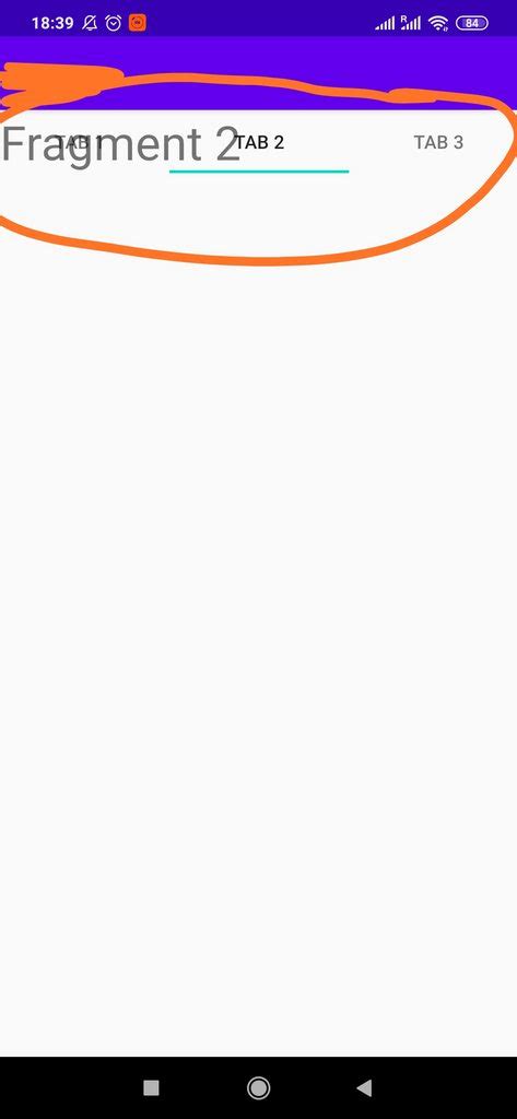 java fragment overlapping tab layout stack overflow