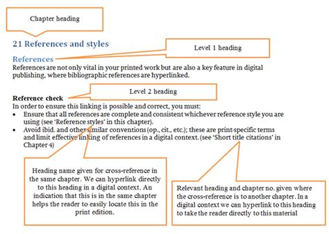 explain how can you create cross referencing in ms word printable