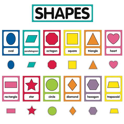 Purchase The Carson Dellosa™ Just Teach Shape Cards Mini Bulletin Board